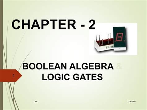 Boolean Algebra And Logic Gates Ppt
