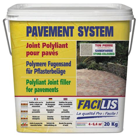Joint Pour Pavé Ton Pierre 20 Kg Leroy Merlin