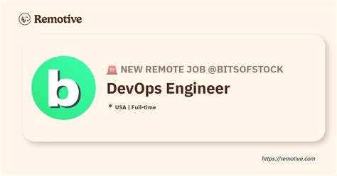[hiring] devops engineer bitsofstock