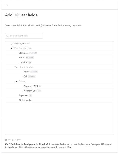 Setting Up Filters How To Add Fields Directly From Your Hr System