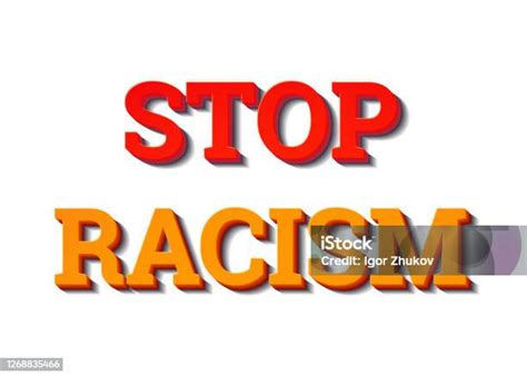 인종차별 텍스트를 중지합니다 소셜 네트워크의 해시태그 경찰 폭력 주먹 3d 텍스트입니다 흰색 고립 된 배경에 인종 차별에 대한 스톡 벡터 일러스트 포스터 0명에 대한 스톡