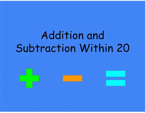 Addition And Subtraction Practice Quiz