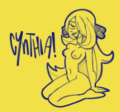 Rule 34 Analognsfw Breasts Cynthia Pokemon Nude Pokémon Pokemon