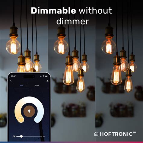 X Smart E Led Filament Lamp G Wifi Bluetooth Lm W