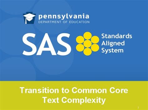 Transition To Common Core Text Complexity 1 Text