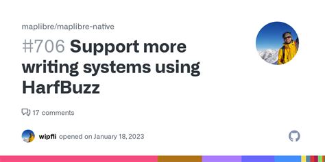 Support More Writing Systems Using Harfbuzz · Issue 706 · Maplibremaplibre Native · Github
