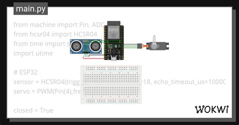 Ultrasuoni Wokwi Esp32 Stm32 Arduino Simulator