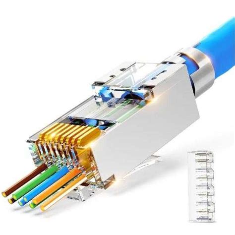 Разъемы RJ45 / коннектор RJ45 для витой пары CAT6A и CAT7: 40 грн ...