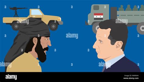 Bashar Al Assad Stock Vector Images Alamy