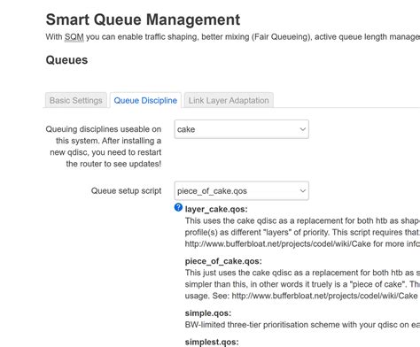 New To SQM Looking For Help Installing And Using OpenWrt OpenWrt Forum