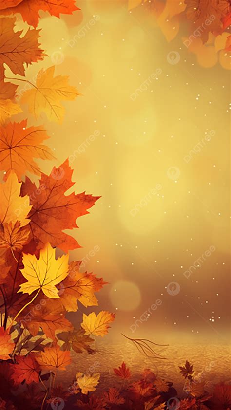 황금빛으로 떨어지는 단풍 배경 배경 화면 및 일러스트 무료 다운로드 Pngtree