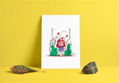 Girl Illustration On Behance
