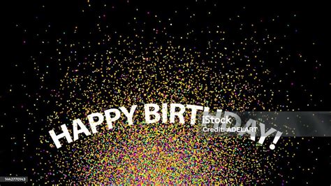 색종이 배경 생일 축하 벡터 화려한 반짝임이 반짝입니다 생일 축하 개념 웹 디자인 창의적인 프로젝트 또는 인쇄 된 제품을위한 기념일 일러스트레이션 생일에 대한 스톡 벡터