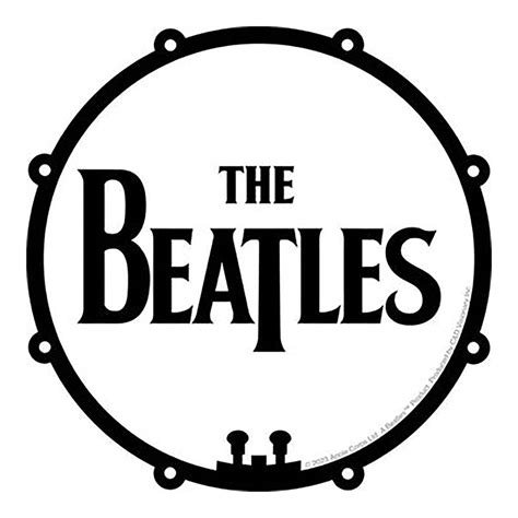 Beatles The Beatles Bass Drum Logo Sticker 449649 Rockabilia Merch Store
