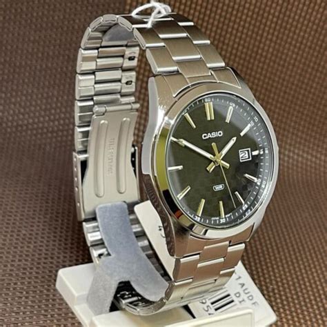 Casio MTP-VD03D-1A Black Analog Quartz Simple Classic Design Men's ...