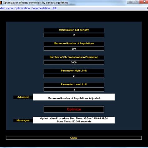 Matlab Gui For Optimization The Genetic Algorithm Minimizes The