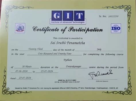 Sruthi Varma On Linkedin Finished Python Course