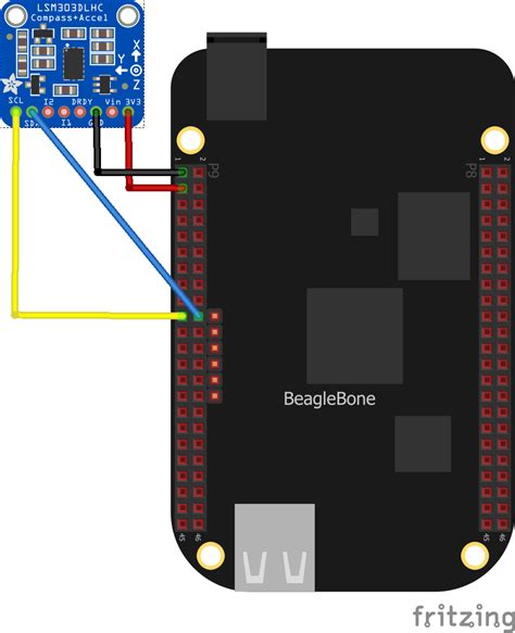 Beaglebone And Lsm303dlhc Sensor Example In Python
