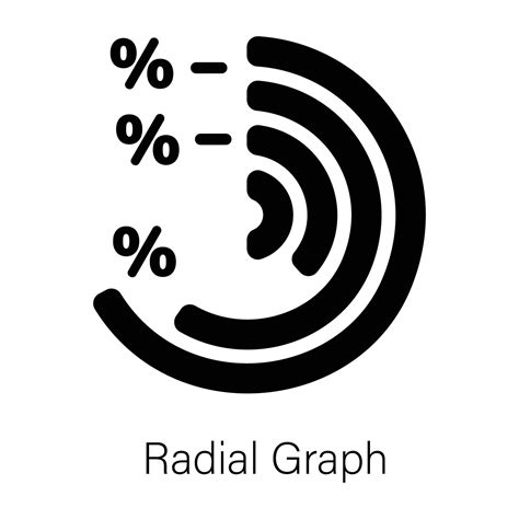 Trendy Radial Graph 45884466 Vector Art At Vecteezy