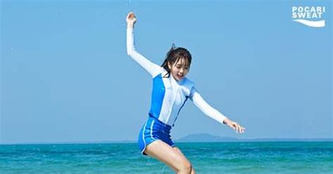 김소현 광고 촬영 중 드러난 명품 각선미