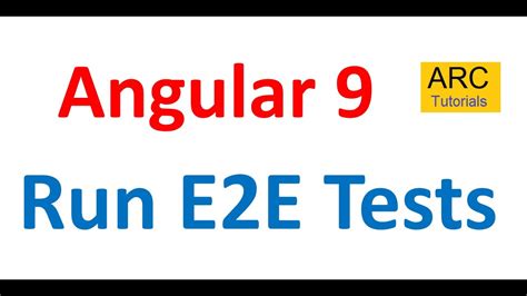 Angular 9 Tutorial For Beginners 70 Angular E2e Testing Youtube