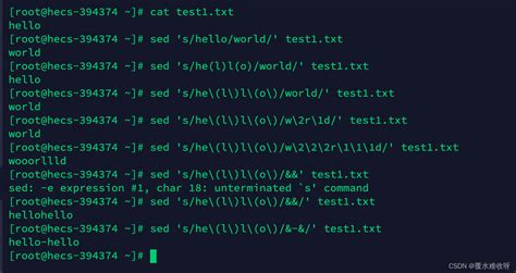 （二）linux三剑客 Sedsed 大小写 Csdn博客