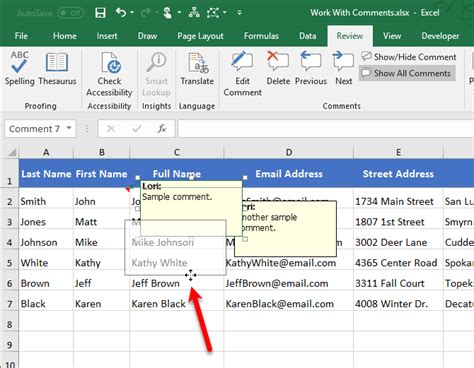 The Beginners Guide To Comments In Microsoft Excel