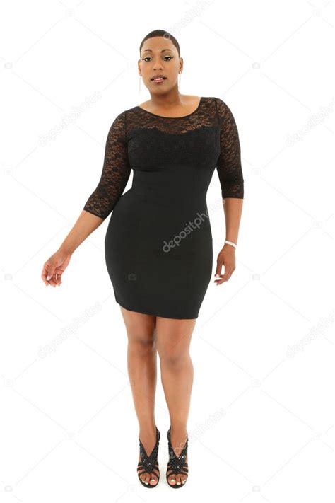 Beautiful Sexy Black Plus Size Model Stock Photo Duplass