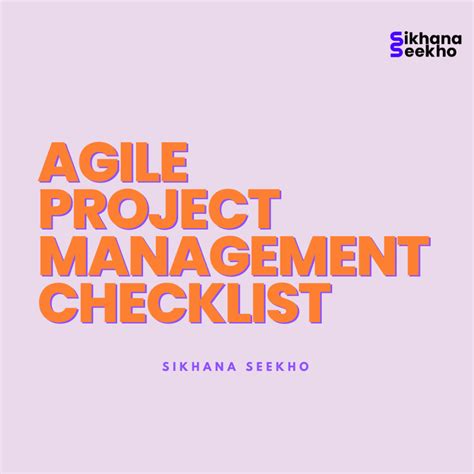 Agile Project Management Checklist For Successful Delivery