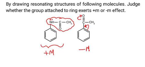 By Drawing Resonating Structures Of Following Molecules Judge Whether Th