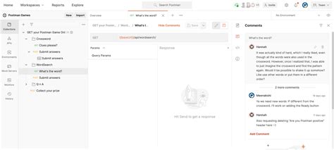 Ability To Resolve Comments On Requests · Issue 9526 · Postmanlabs