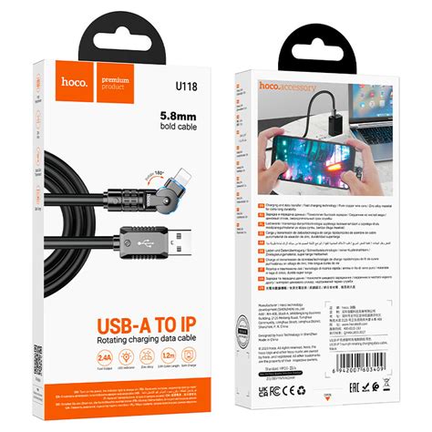 Cable Usb To Lightning U118 Triumph Hoco The Premium Lifestyle Accessories