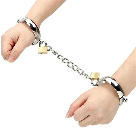 Male Female Handcuffs Ankle Cuffs Lockable Bdsm Restrain Bondage Sex