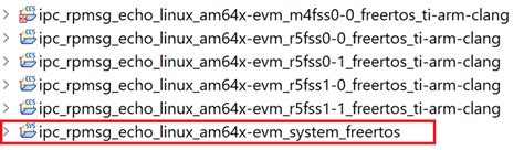 Processor Sdk Am64x Debug Problems For The Example Of Ipcrpmsgecho