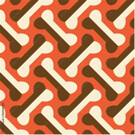 Funny Bones Designs In Fabric Wallpaper And Textures Stock Vector