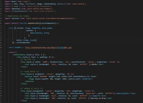 Javascript React Native Openweathermap Declaration With The Same Name Stack Overflow
