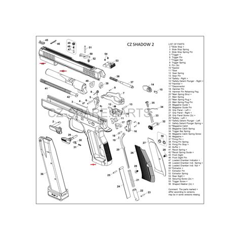 Ceska Cz Shadow I Ii 75 Fiador Del Martillo Sear Armería