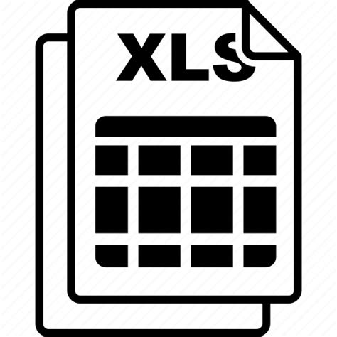excel file spreadsheet data table cells grid charts icon