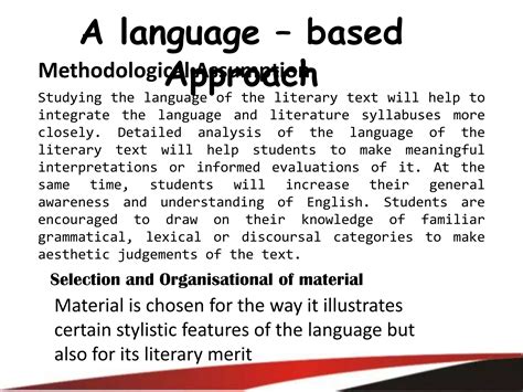 Language Based Approach Pptx