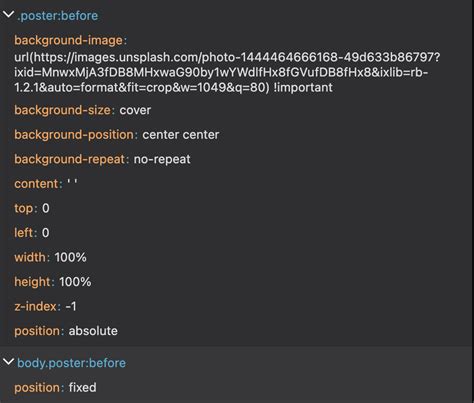 Pseudoelement For Background Image Beginners Pinegrow Community Forum
