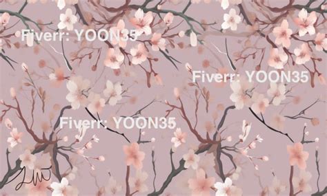 Sell Cherry Blossom Festival Pattern By Yoon35 Fiverr