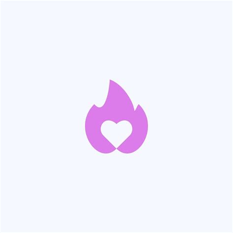 App With Heart Logo Sjabloon Dating App Logo Hart Pictogram