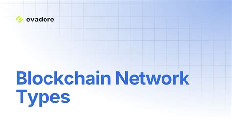 Blockchain Network Types Evadore