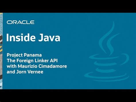 Free Video Project Panama The Foreign Linker Api From Java Class