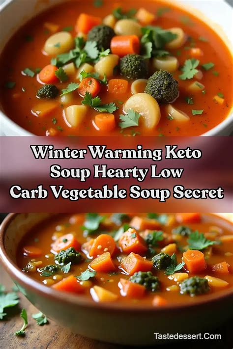 Hearty Low Carb Vegetable Soup A Taste Of Home Taste