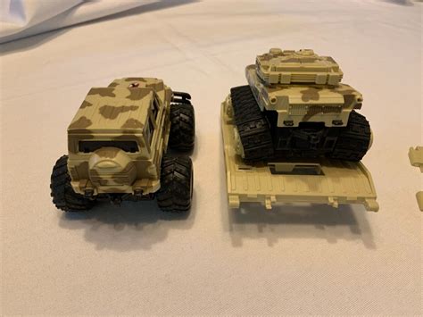 New Bright Stomper Military Us Army Jeep Tank And Trailer 4x4 Toy