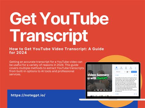How To Get Youtube Video Transcript A Guide For 2024