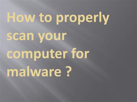 How To Properly Scan Your Computer For Malware By Sam Smith Issuu