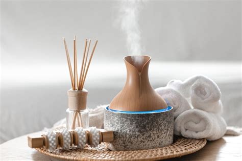 Free Photo Essential Oil Aroma Diffuser Humidifier Diffusing Water Articles In The Air