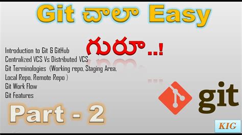 Git Tutorial In Telugu Git Tutorial For Beginners In Telugu Git Tutorial Git Gittutorial